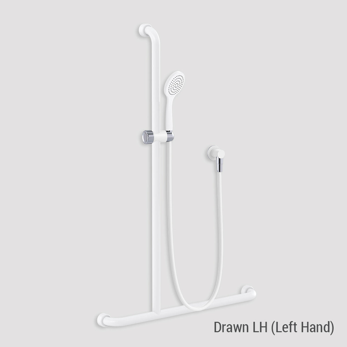 Conserv Hygienic Seal® Glide Slide "Inverted T" Shower Kit - Streamjet