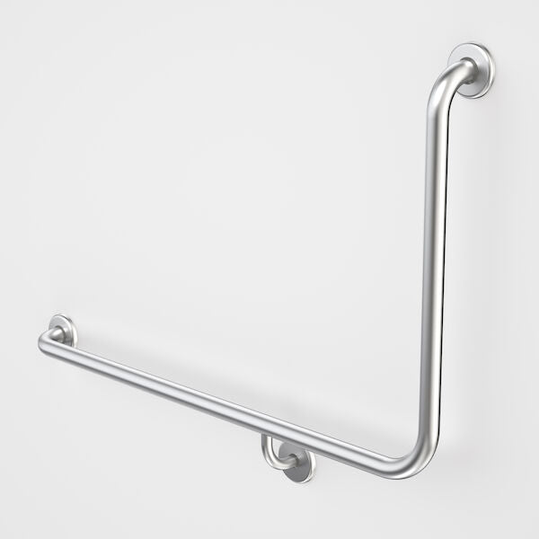 Caroma Care Support Grab Rail - 90 Degree Angled 960x600 LH - Stainles