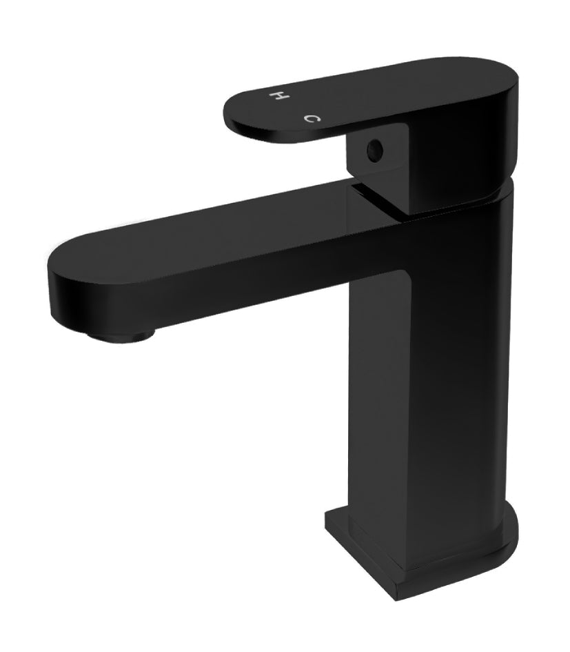 MODERN NATIONAL Eva Basin Mixer | Chrome & Matte Black Finish
